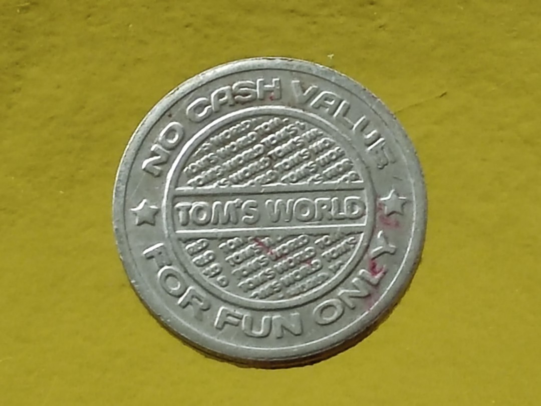 Tom's World Token, Hobbies & Toys, Memorabilia & Collectibles, Currency ...