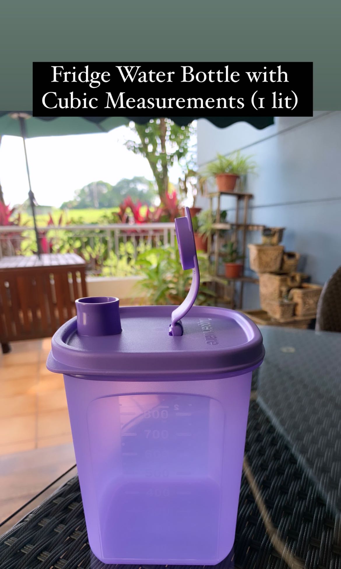 Tupperware Fridge Water Bottle, Furniture & Home Living, Kitchenware ...