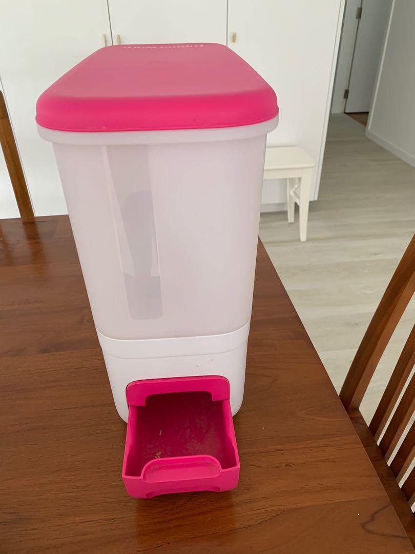 Tupperware rice container dispenser, Furniture & Home Living ...