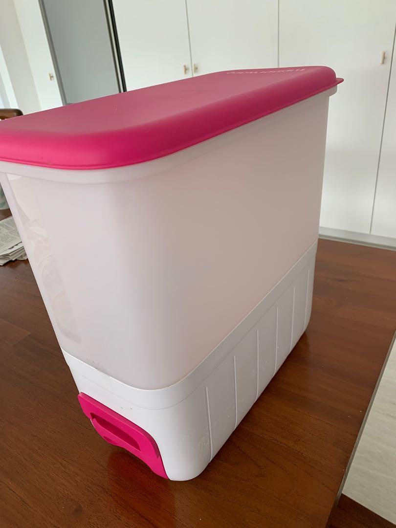 Tupperware rice container dispenser, Furniture & Home Living ...