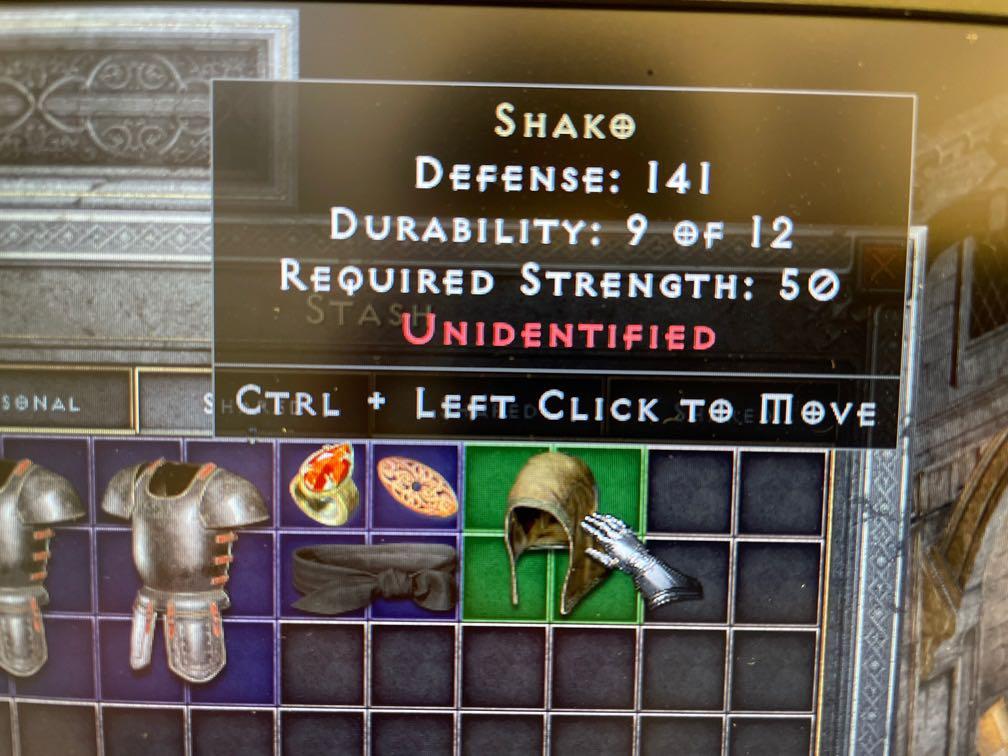 Unid 141 perfect shako Diablo 2 resurrected softcore, Video Gaming ...