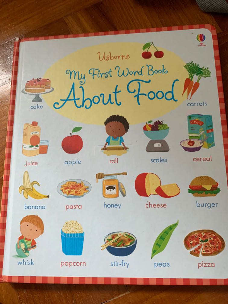 Usborne My first word Book About Food, Hobbies & Toys, Books ...