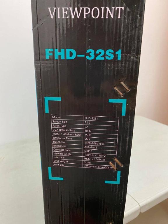 Viewpoint 32inch 75hz Curve Gaming Monitor, Computers & Tech, Parts ...