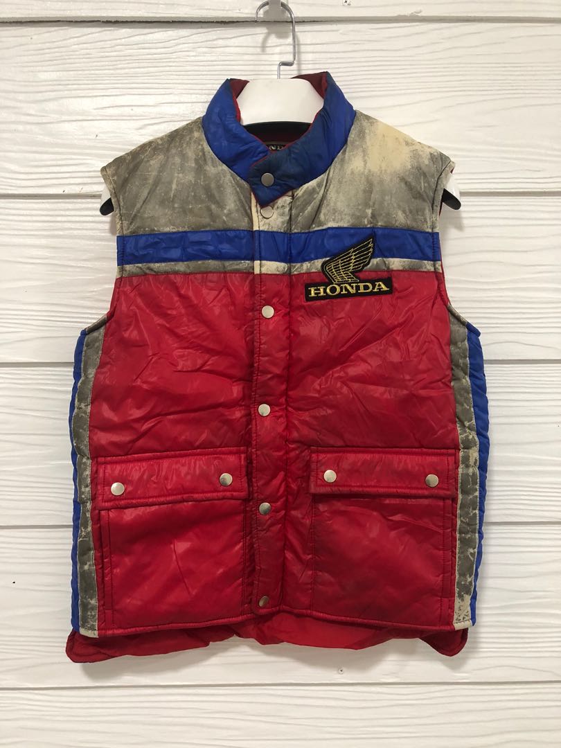 Vintage Honda Racing Team vest jacket, Men's Fashion, Coats, Jackets ...