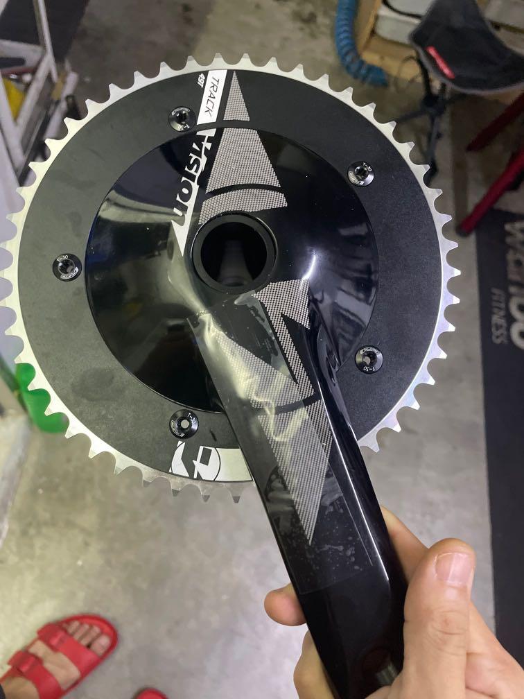 VISION TRACK CRANKSET crank arm 165mm, Sports Equipment, Bicycles ...