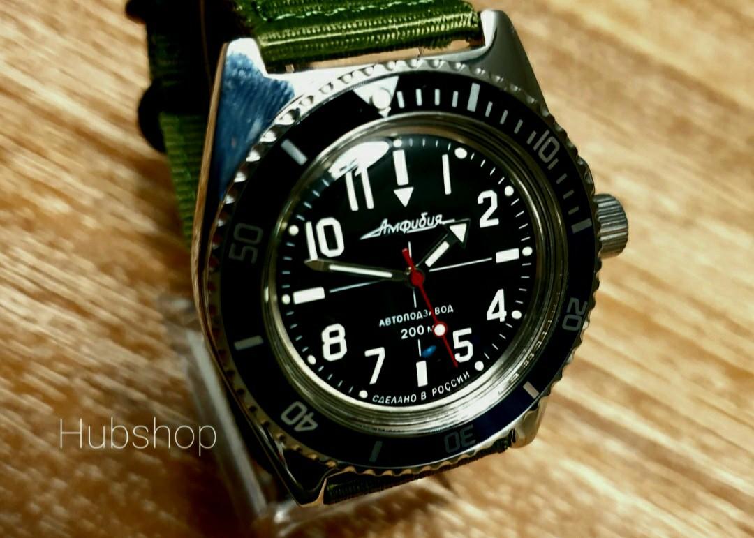 Vostok Amphibia Automatic Aviator dial. Bezel mods - add 35/-, Men's ...