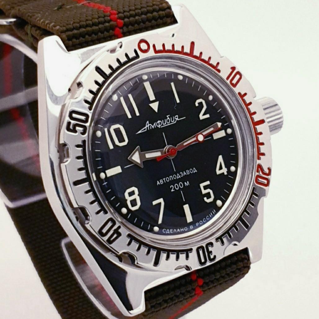 Vostok Amphibia Automatic Aviator dial. Bezel mods - add 35/-, Men's ...