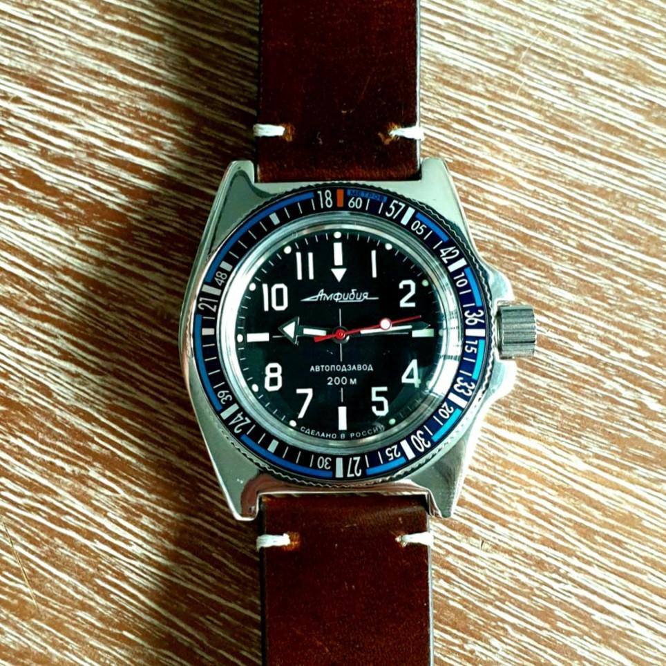 Vostok Amphibia Automatic Aviator dial. Bezel mods - add 35/-, Men's ...
