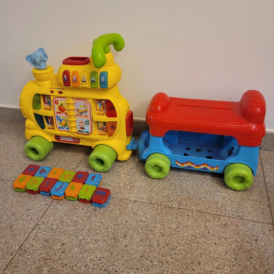 Vtech Alphabet Train, Babies & Kids, Infant Playtime on Carousell