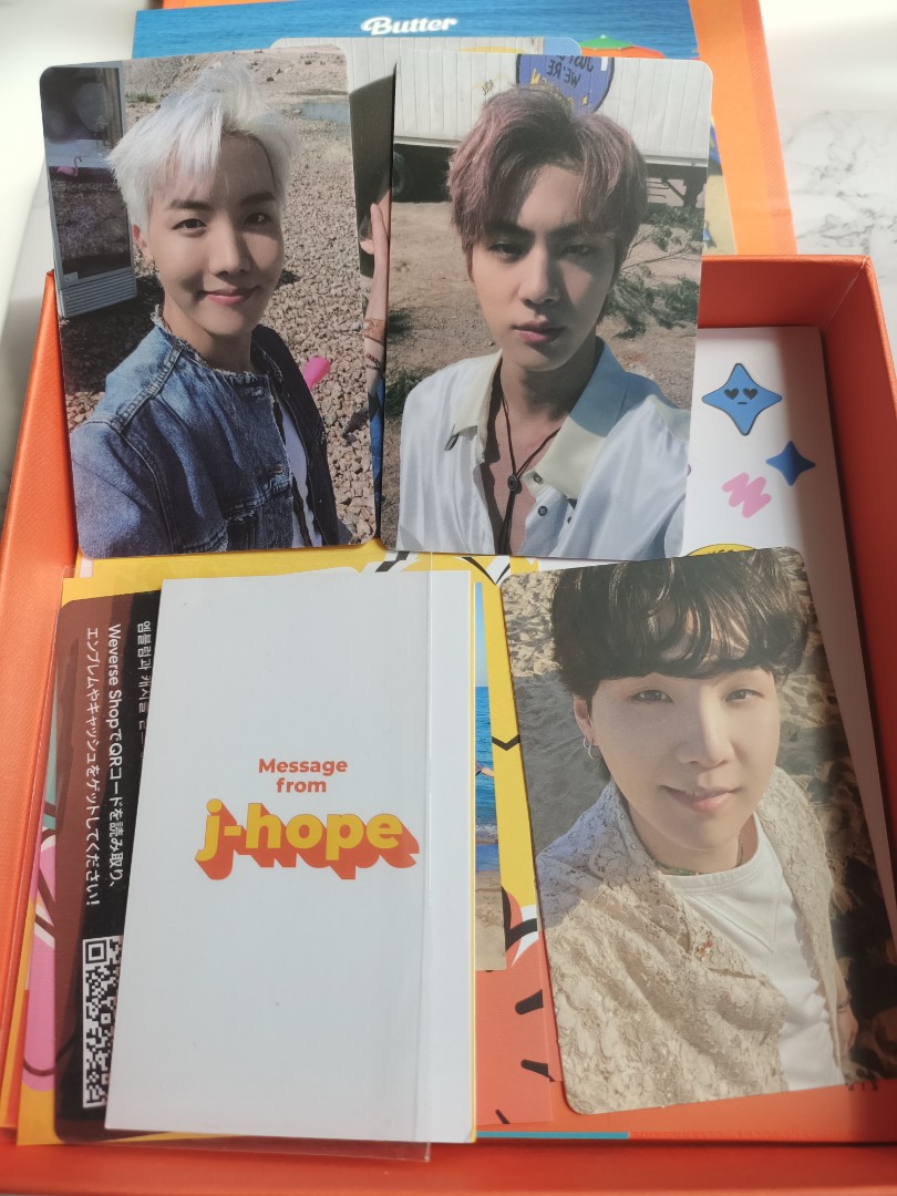 WTS: BTS Butter album cream peaches inserts, Hobbies & Toys, Memorabilia & Collectibles, K-Wave ...