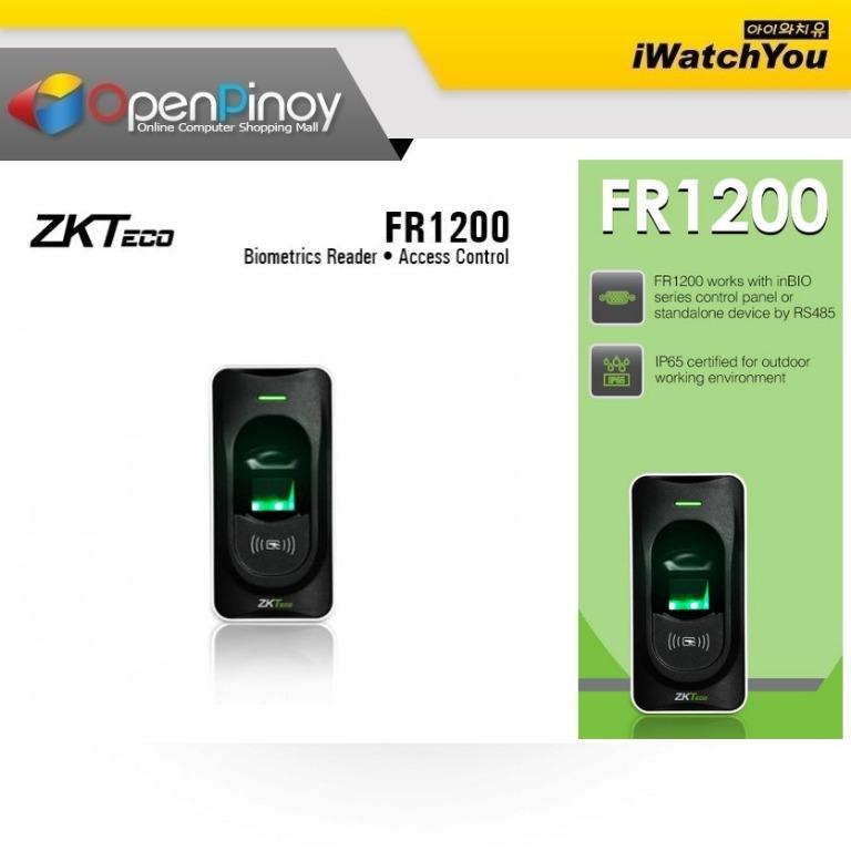 ZKTeco FR1200 Fingerprint and Card Reader with High Quality, Furniture ...