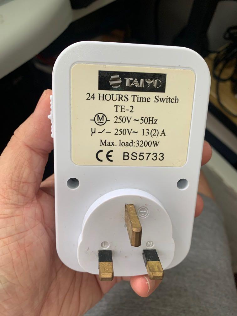 24 Hrs Time Switch TV Home Appliances Other Home Appliances On