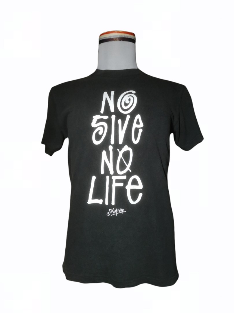 No 5ive no life stussy font, Men's Fashion, Tops & Sets, Formal Shirts ...
