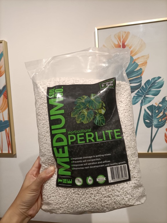 5L, 3mm Perlite Substrate Soil - improve drainage - soil porosity ...