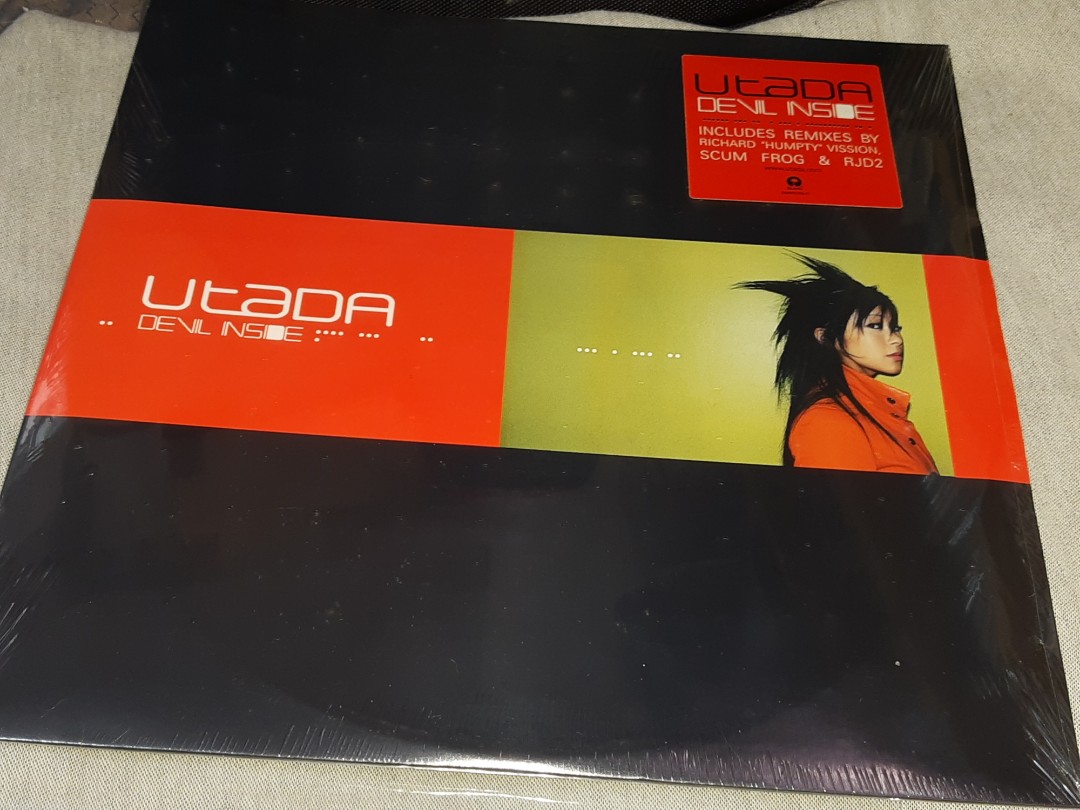 宇多田ヒカル LP UTADA HIKARU DEVIL INSIDE 黑膠唱片 雙碟 2 Vinyl 2004年 宇多田光 現貨發售非訂購, 興趣及遊戲, 音樂、樂器 & 配件, 音樂與媒體 ...