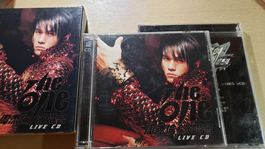周杰倫 The One 演唱會 Live 2CD+VCD, 興趣及遊戲, 音樂、樂器 & 配件, 音樂與媒體 - CD 及 DVD - Carousell