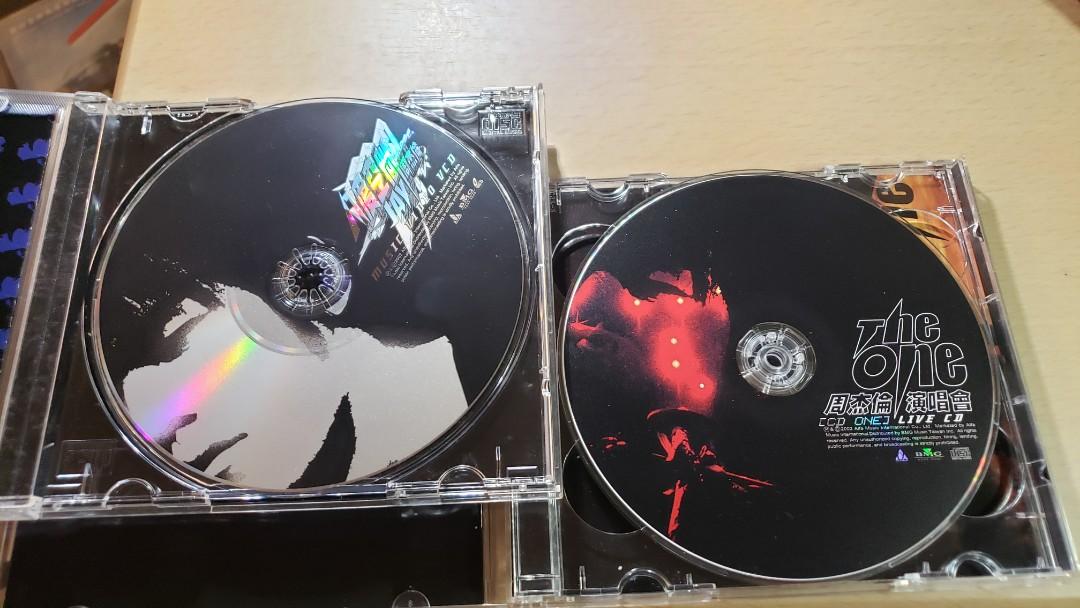 周杰倫 The One 演唱會 Live 2CD+VCD, 興趣及遊戲, 音樂、樂器 & 配件, 音樂與媒體 - CD 及 DVD - Carousell