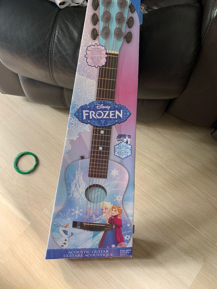 Acoustic guitar Frozen, Hobbies & Toys, Music & Media, Musical ...