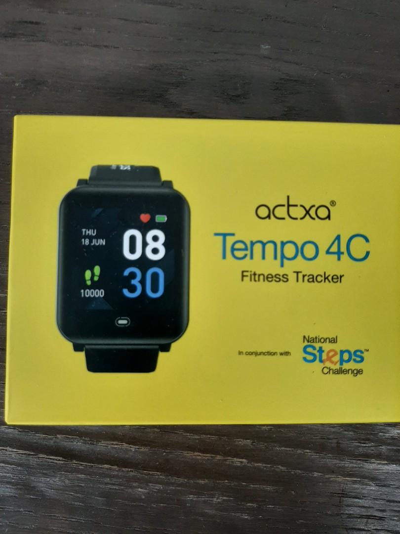 Actxa Tempo 4C Fitness Tracker, Mobile Phones & Gadgets, Wearables & Smart Watches on Carousell