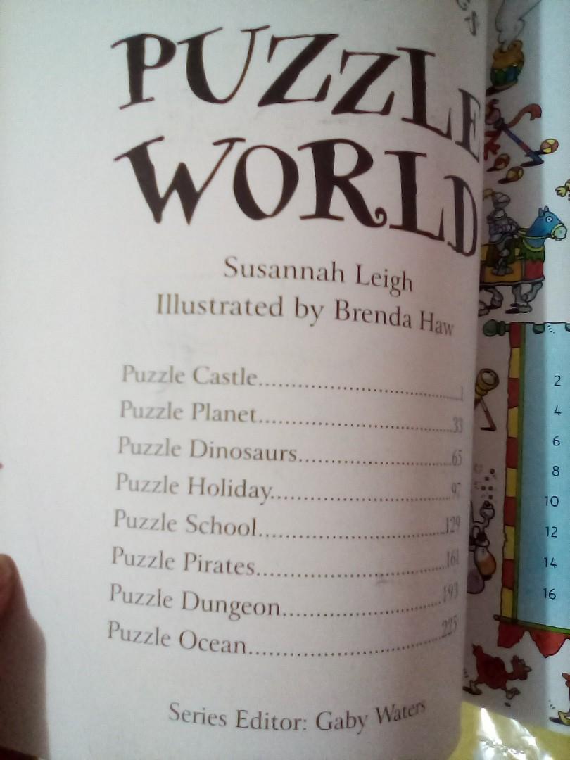 Adventures in Puzzle World Usborne series 8 in 1 and three extra titles ...