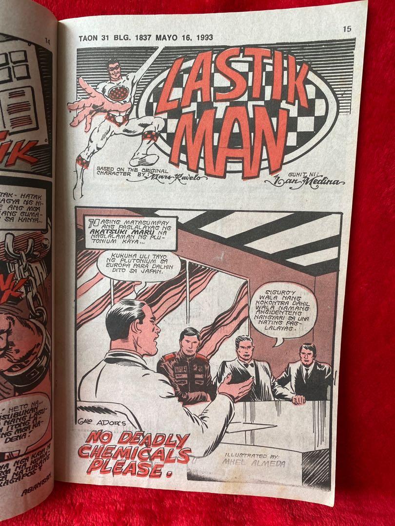 ALIWAN Komiks 1837 Philippines Comics LASTIKMAN Vincent Kua Jr Clem ...