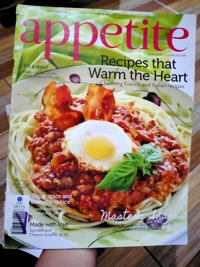 Appetite Magazine: Food Recipe Cookbook, Hobbies & Toys, Books ...