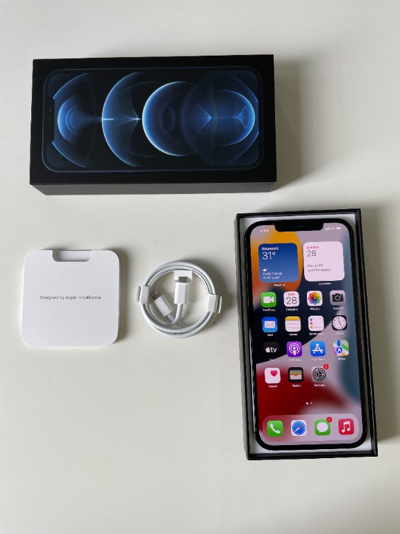 Apple iPhone 12 Pro Max 256gb Pacific Blue, Mobile Phones & Gadgets ...