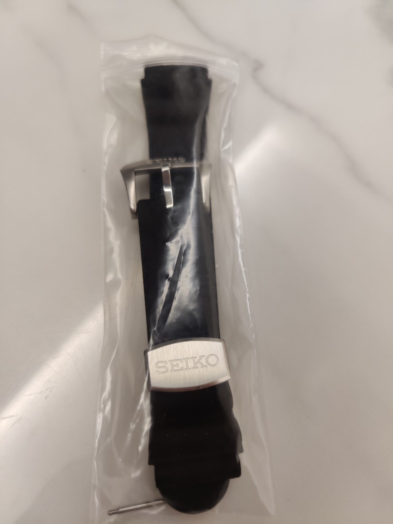 Authentic seiko rubber strap 22mm, Men's Fashion, Watches & Accessories ...