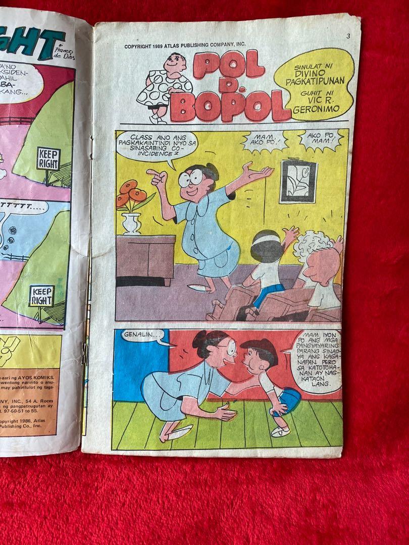 Ayos! Komiks Blg 180 Yr 1989 Tagalog Philippines Comedy Comics RARE ...