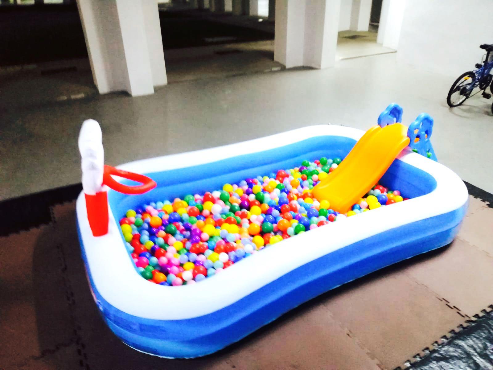 Ball pit ballpit ball pool slide bouncing bouncy castle bounce house ...