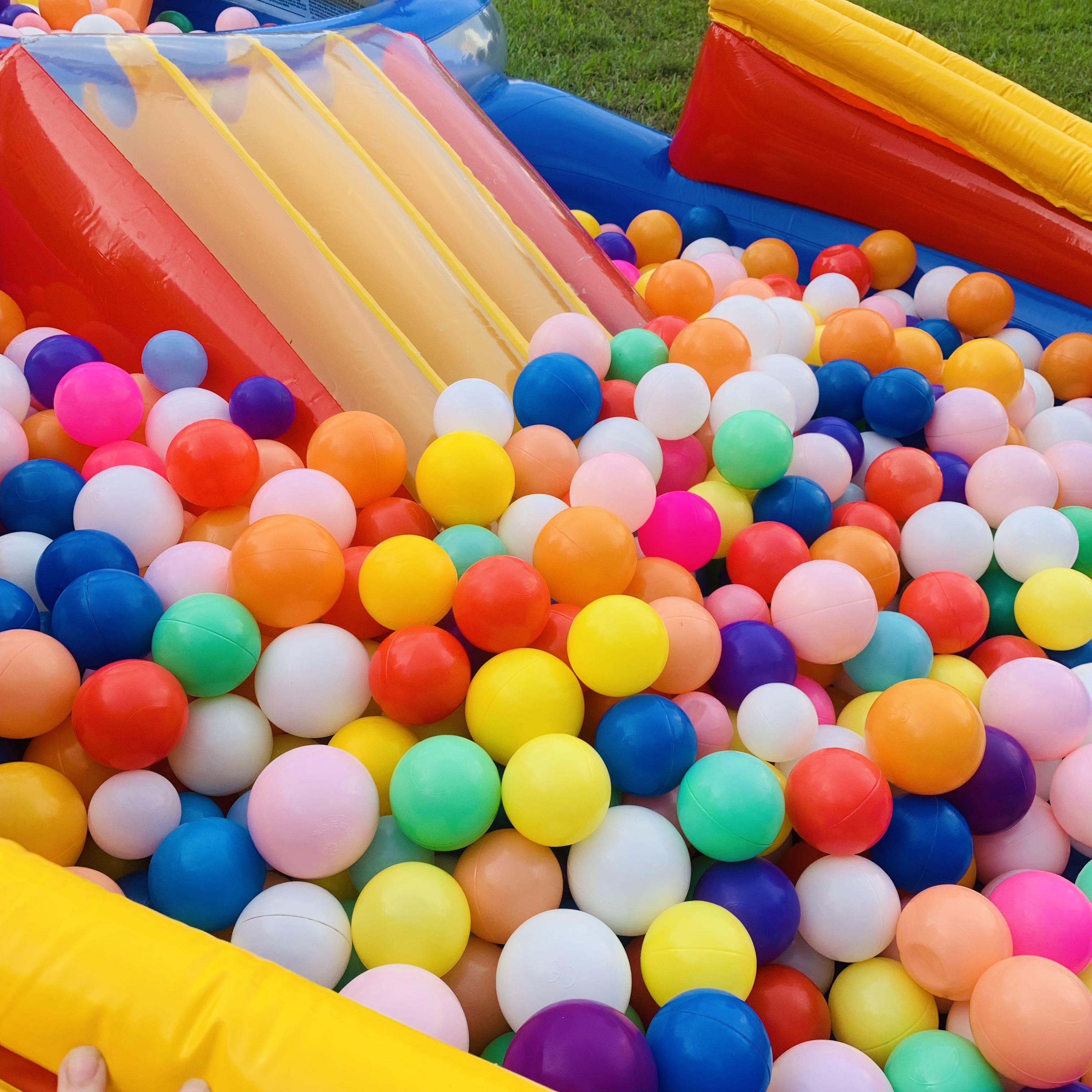 Ball pit ballpit ball pool slide bouncing bouncy castle bounce house ...