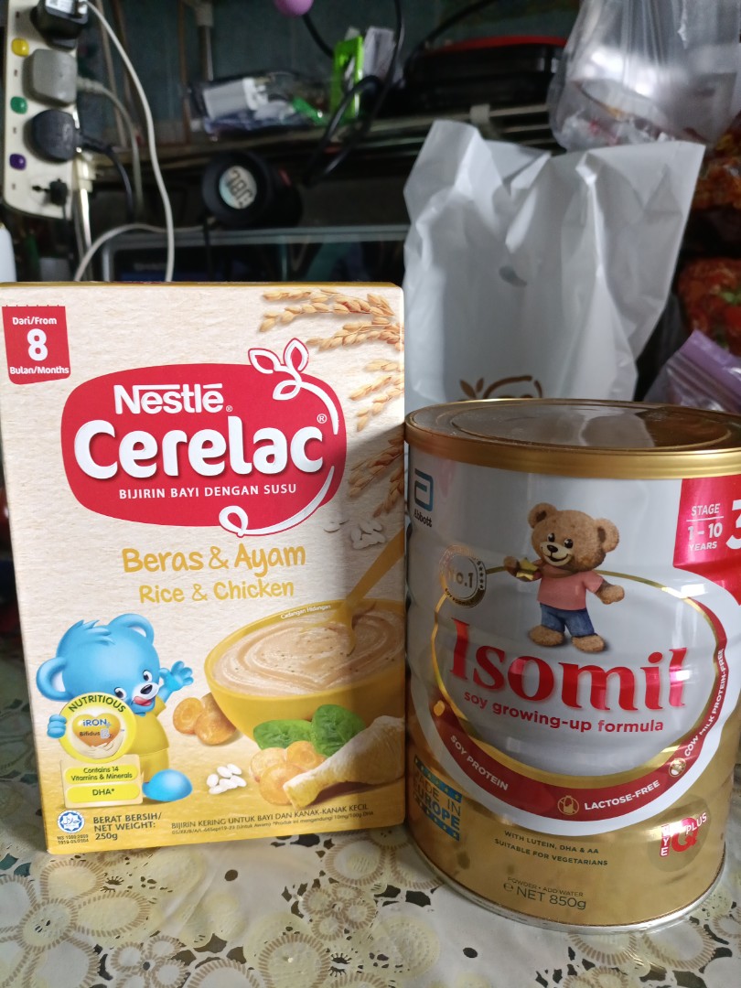 Blessing - Cerelac and Isomil soy milk powder, Babies & Kids, Nursing ...