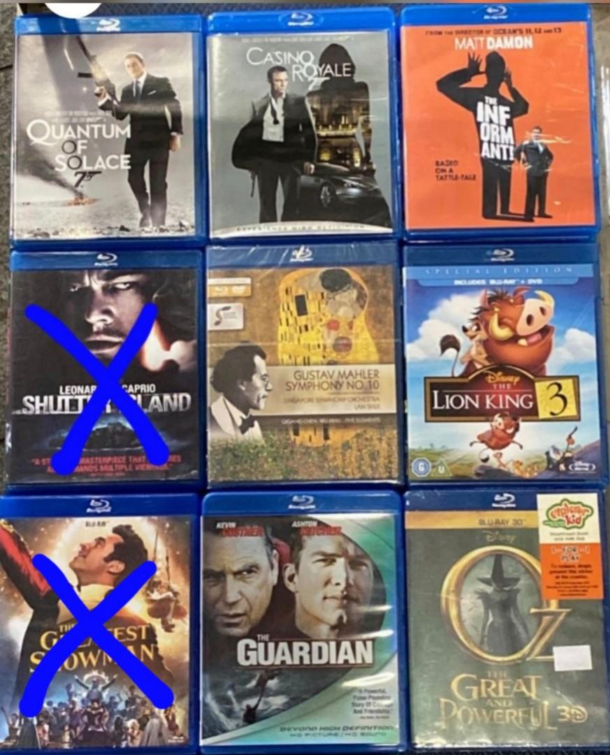Blu ray DVD Movies, Hobbies & Toys, Music & Media, CDs & DVDs on Carousell