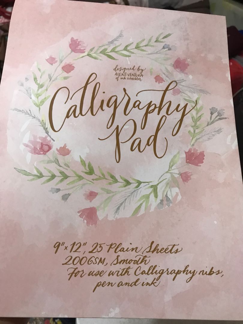 Calligraphy Pad, Hobbies & Toys, Stationary & Craft, Stationery ...