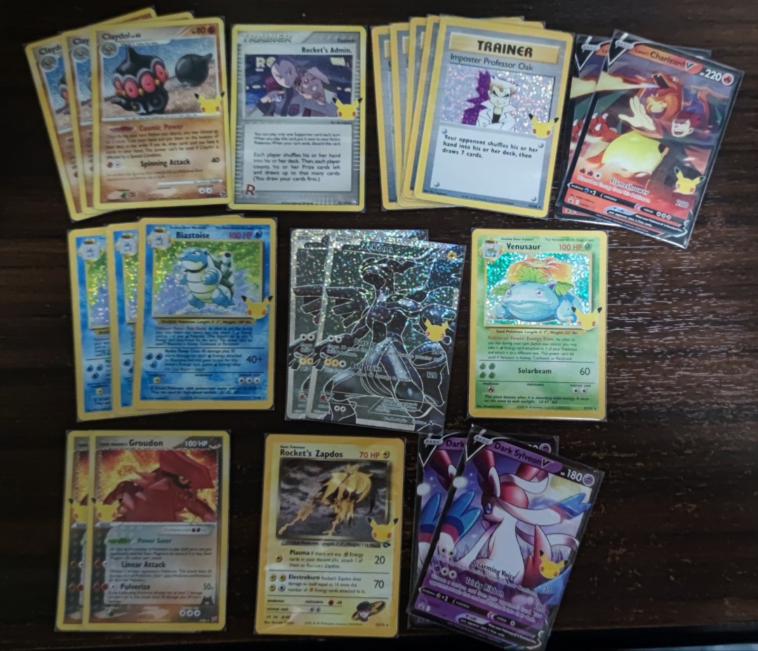Celebrations 25th anniversary Pokemon cards ptcg pokemon tcg, Hobbies & Toys, Toys & Games on ...