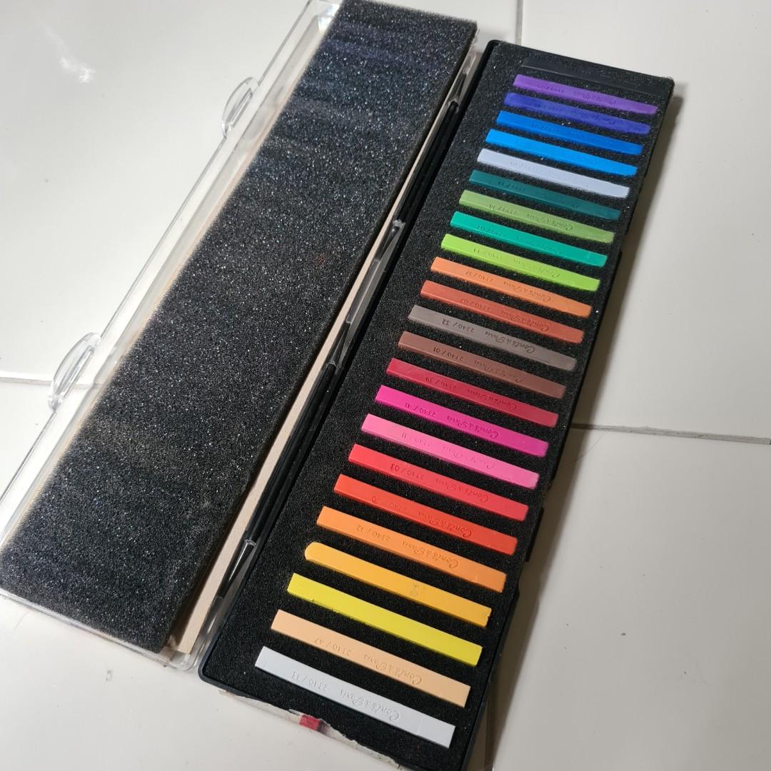 Conte Crayons 24 colours, Hobbies & Toys, Stationery & Craft, Craft ...