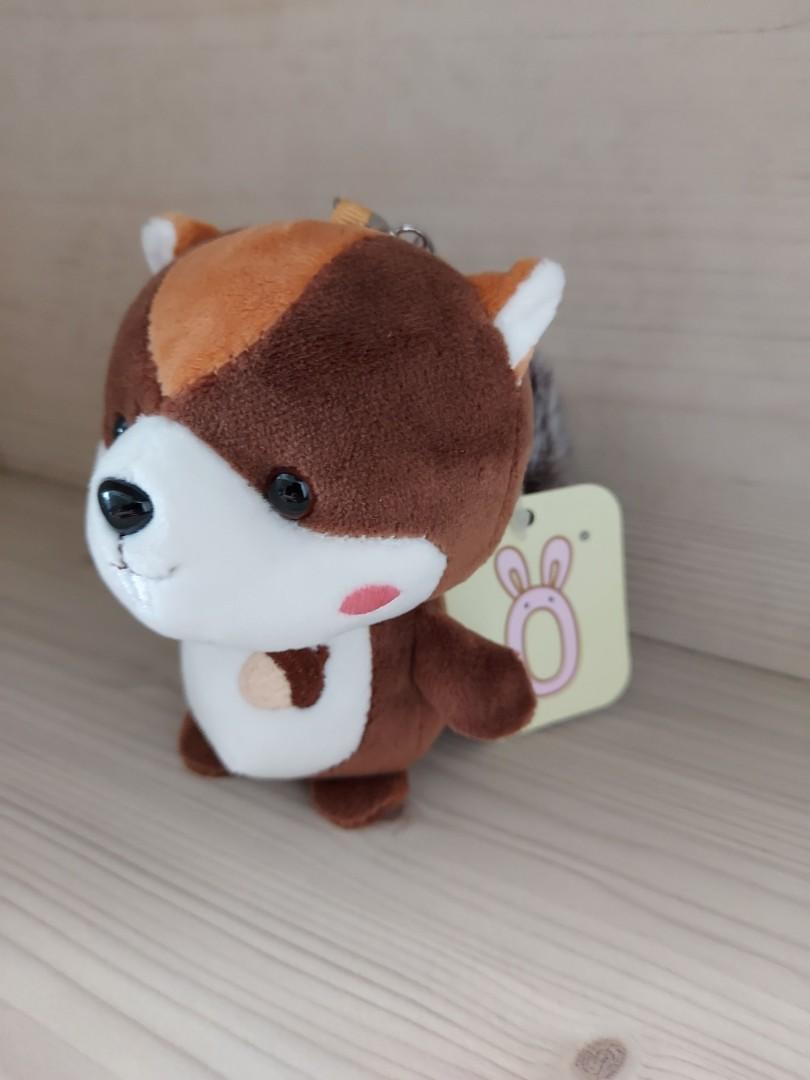 cute chipmunk keychain plushie, Hobbies & Toys, Toys & Games on Carousell