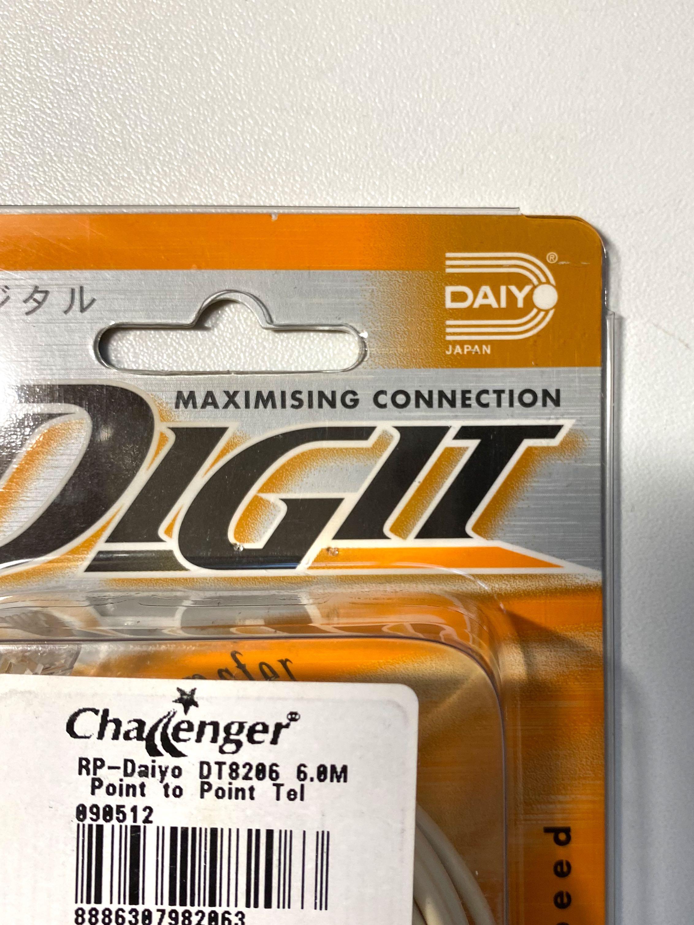 Daiyo Telephone Cable (new), TV & Home Appliances, Electrical, Adaptors ...