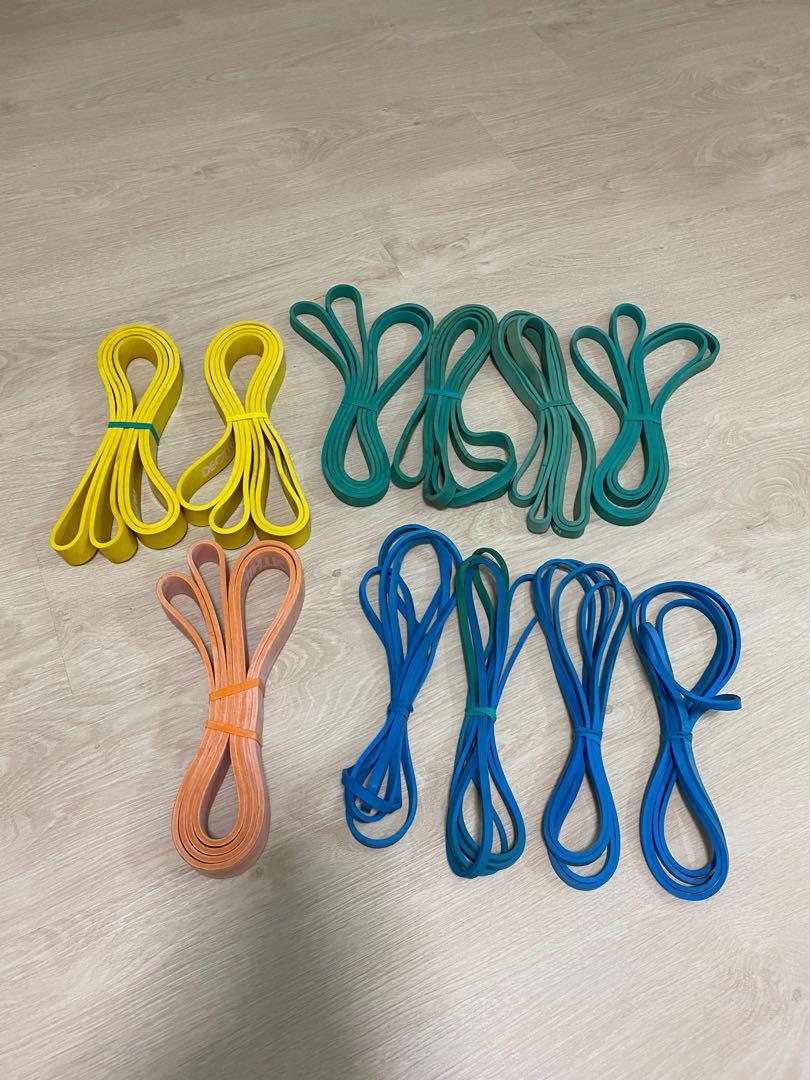 Decathlon exercise bands, Sports Equipment, Exercise & Fitness, Toning ...