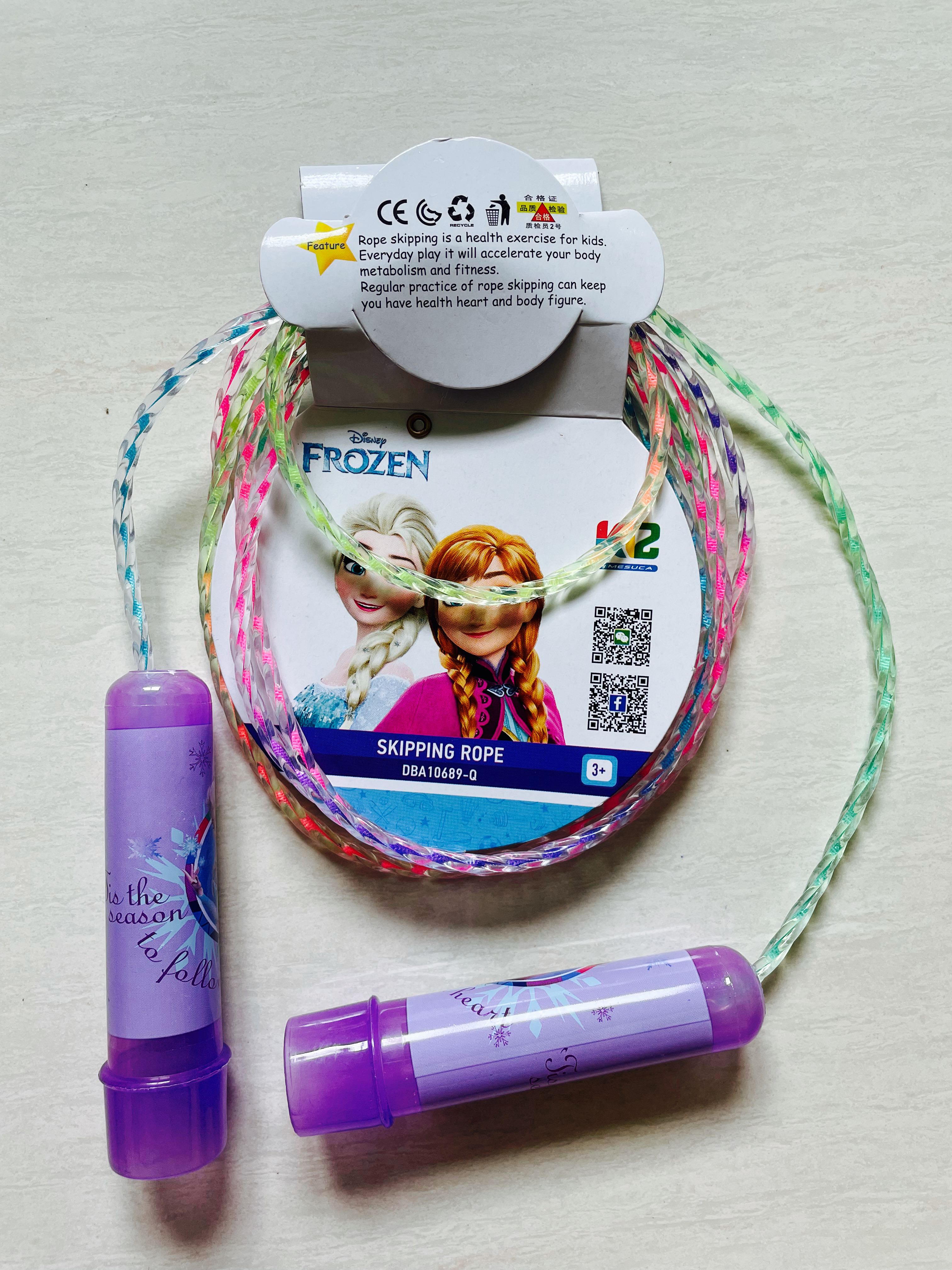 Disney Frozen Skipping Rope Elsa Anna Baby Girl, Hobbies & Toys, Toys ...