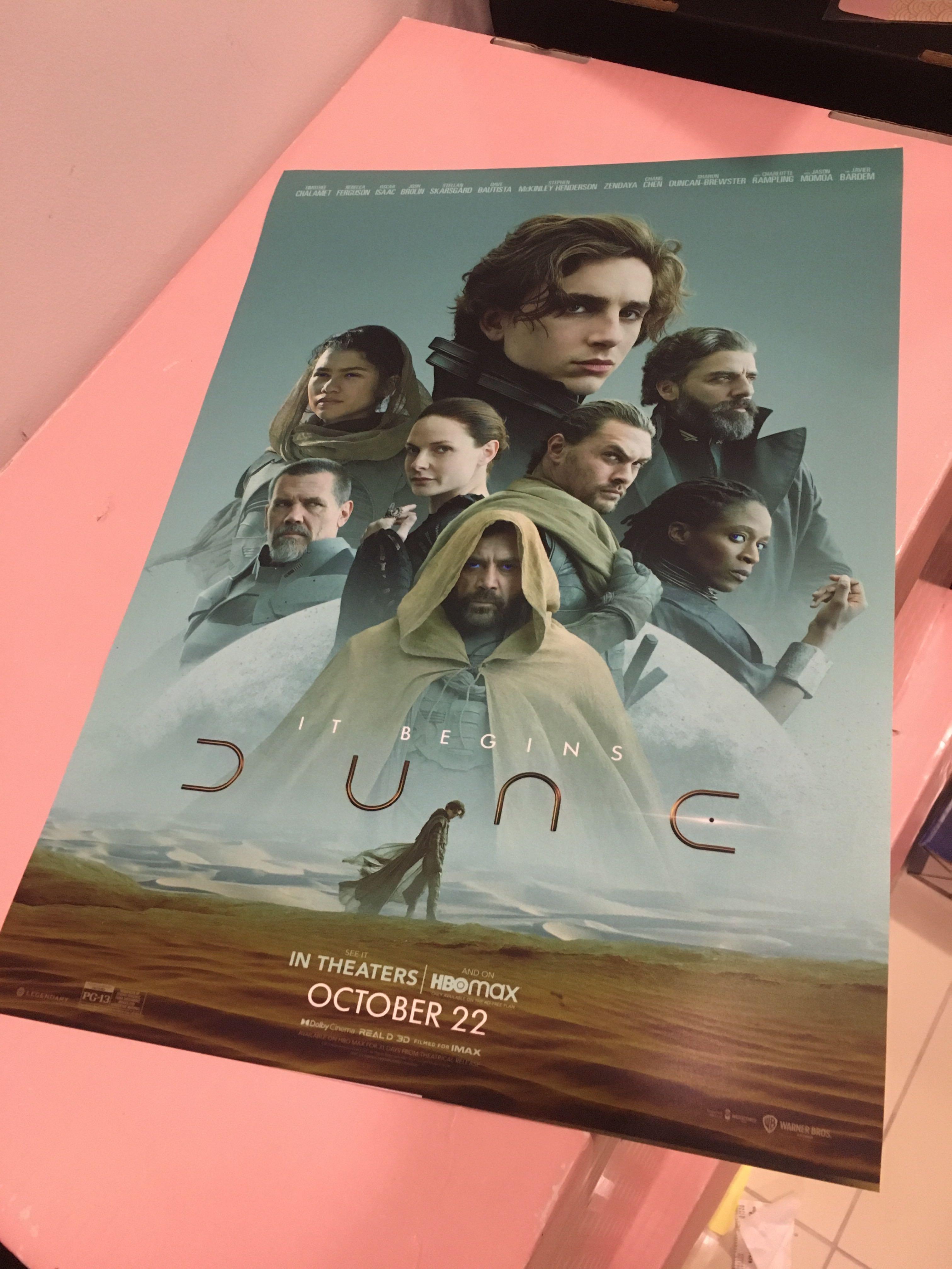 Dune poster (various) A3 size, Hobbies & Toys, Music & Media, CDs ...