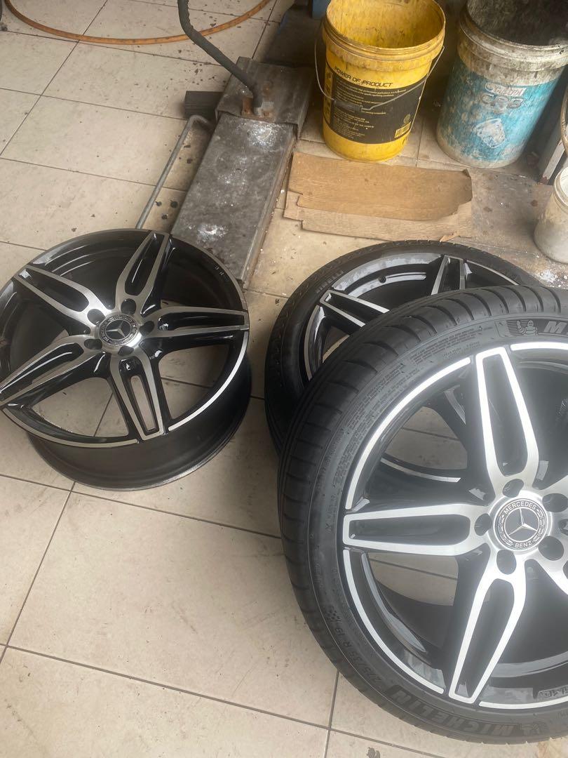 E class AMG 19 inch alloy wheels w213 genuine mercedes AMG, Auto ...