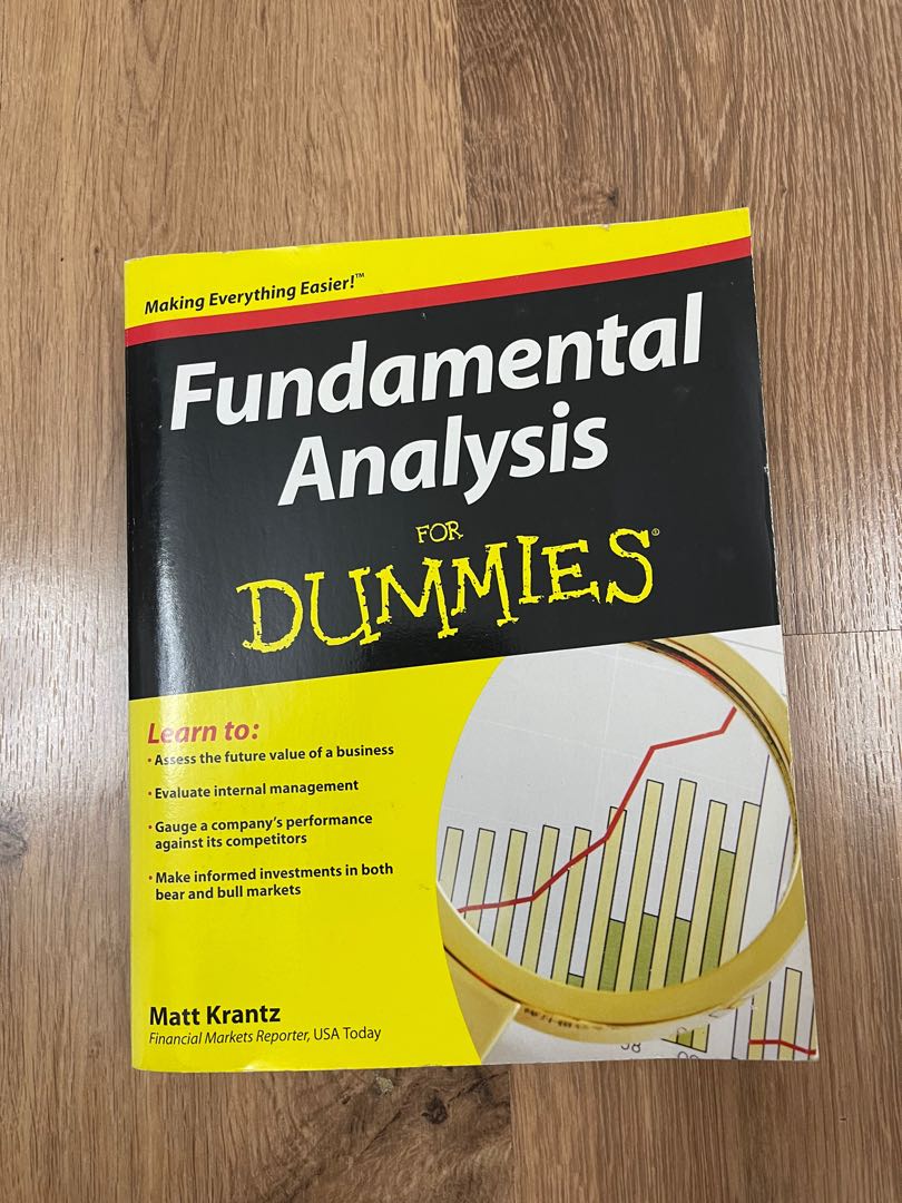 Fundamental analysis for Dummies, 興趣及遊戲, 書本 & 文具, 教科書 - Carousell