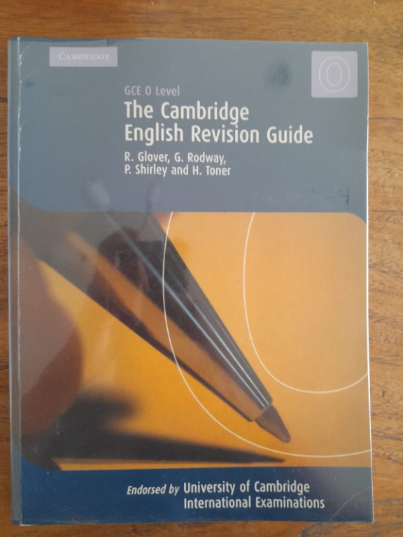 GCE O Level Cambridge English Revision Guide, Hobbies & Toys, Books ...
