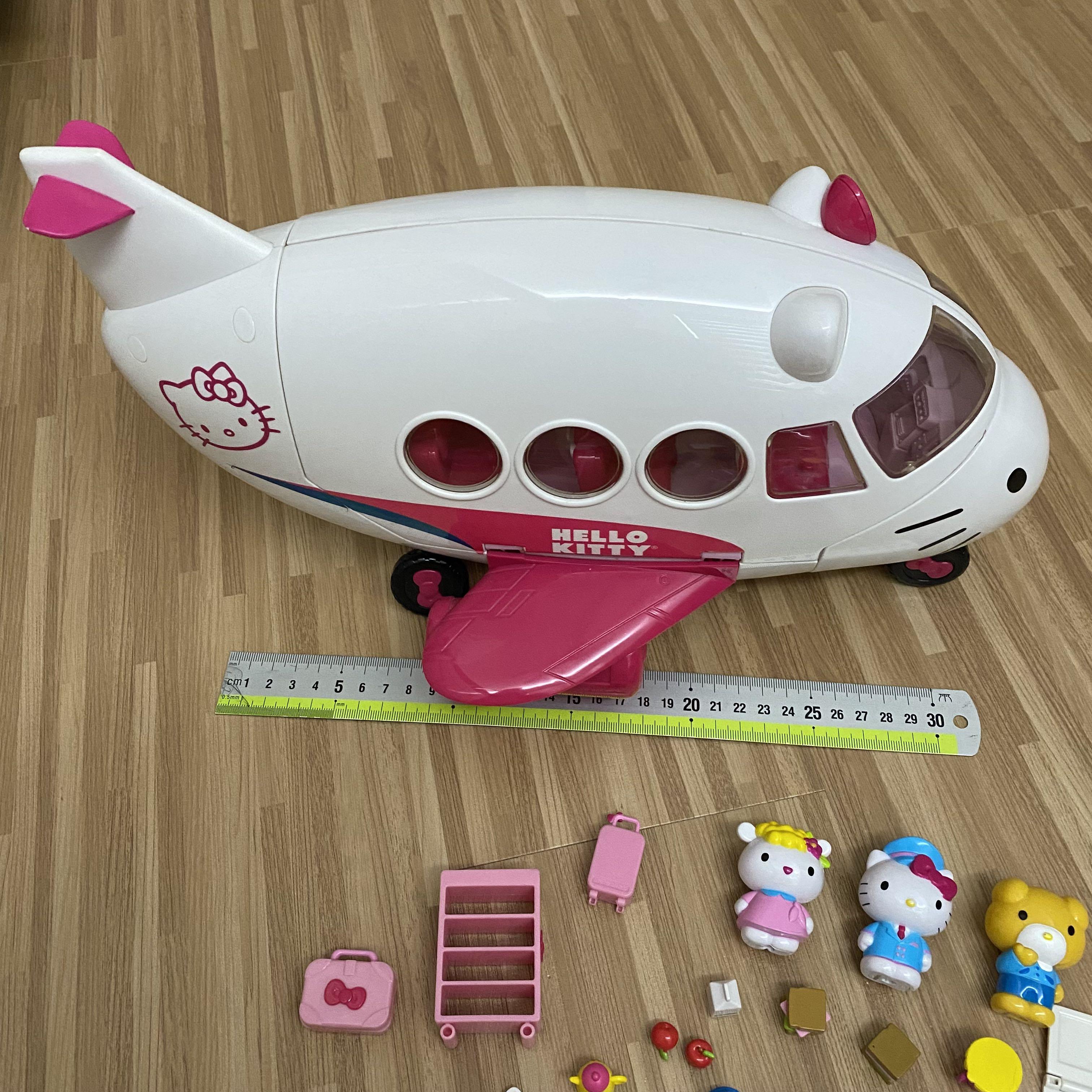 Hello Kitty Airline Playset Aeroplane Airplane Jumbo Plane Toy Set ...