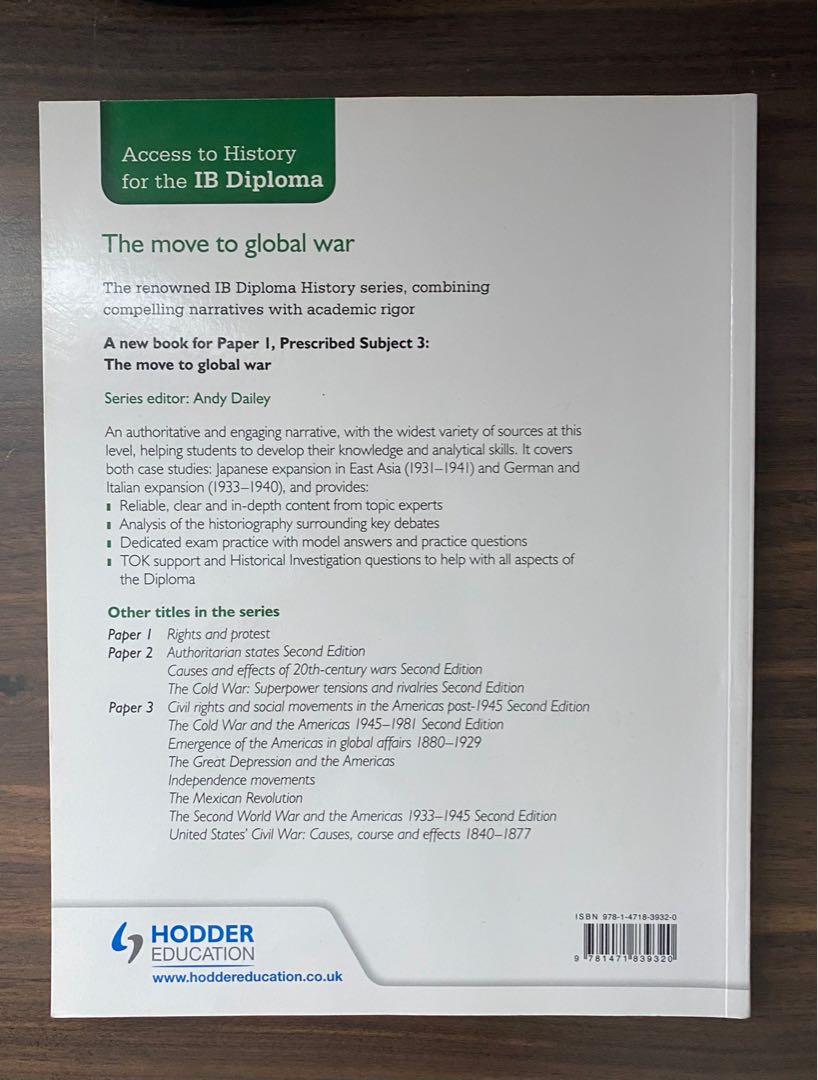 IB Diploma (History) The move to global war, Hobbies & Toys, Books ...