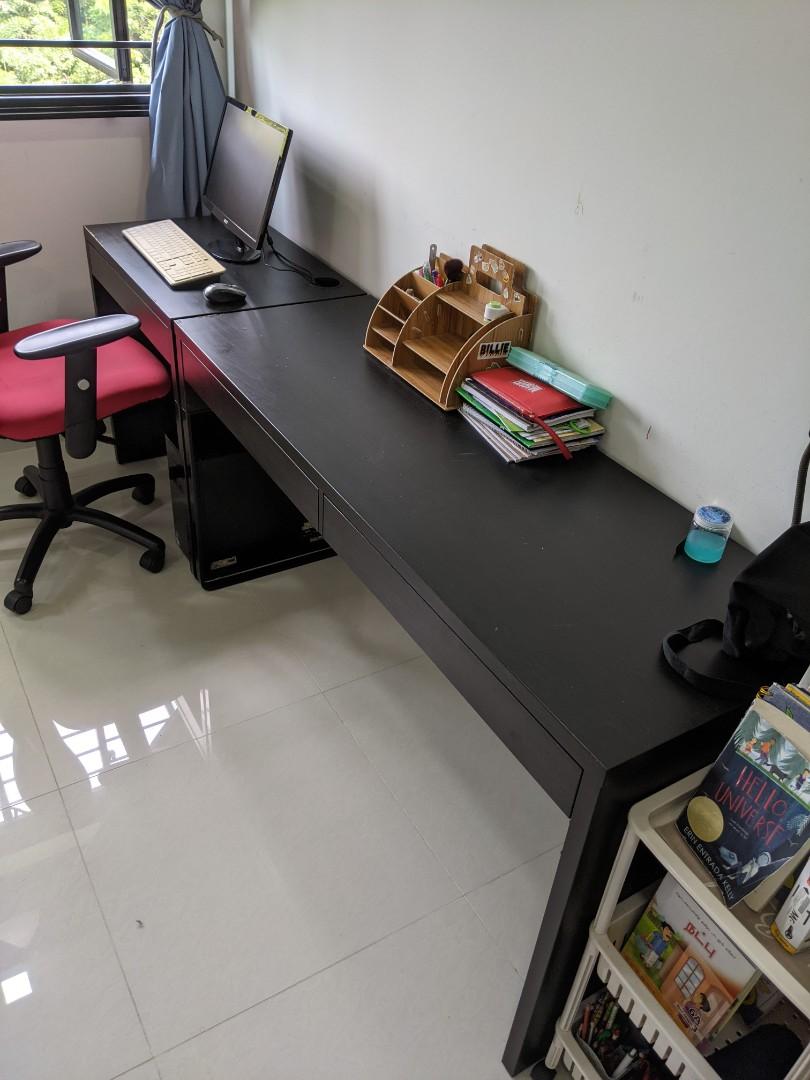 IKEA Detachable Study & Computer Table (Without Chairs), Furniture ...