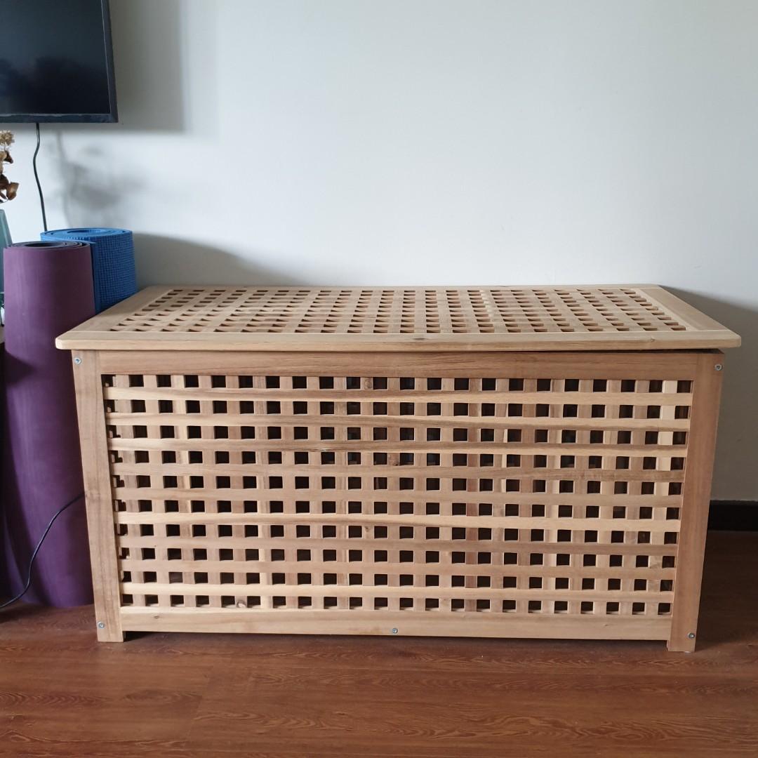 IKEA HOL storage table / chest / bench, Furniture & Home Living ...