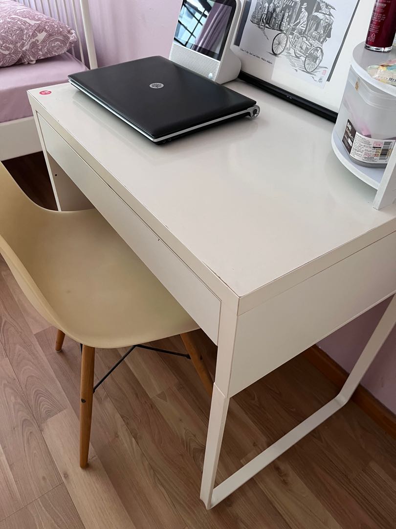 IKEA MICKE desk 73x50cm, Furniture & Home Living, Furniture, Tables ...