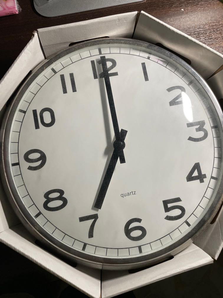 IKEA Wall Clock - PUGG, Furniture & Home Living, Home Decor, Clocks on ...